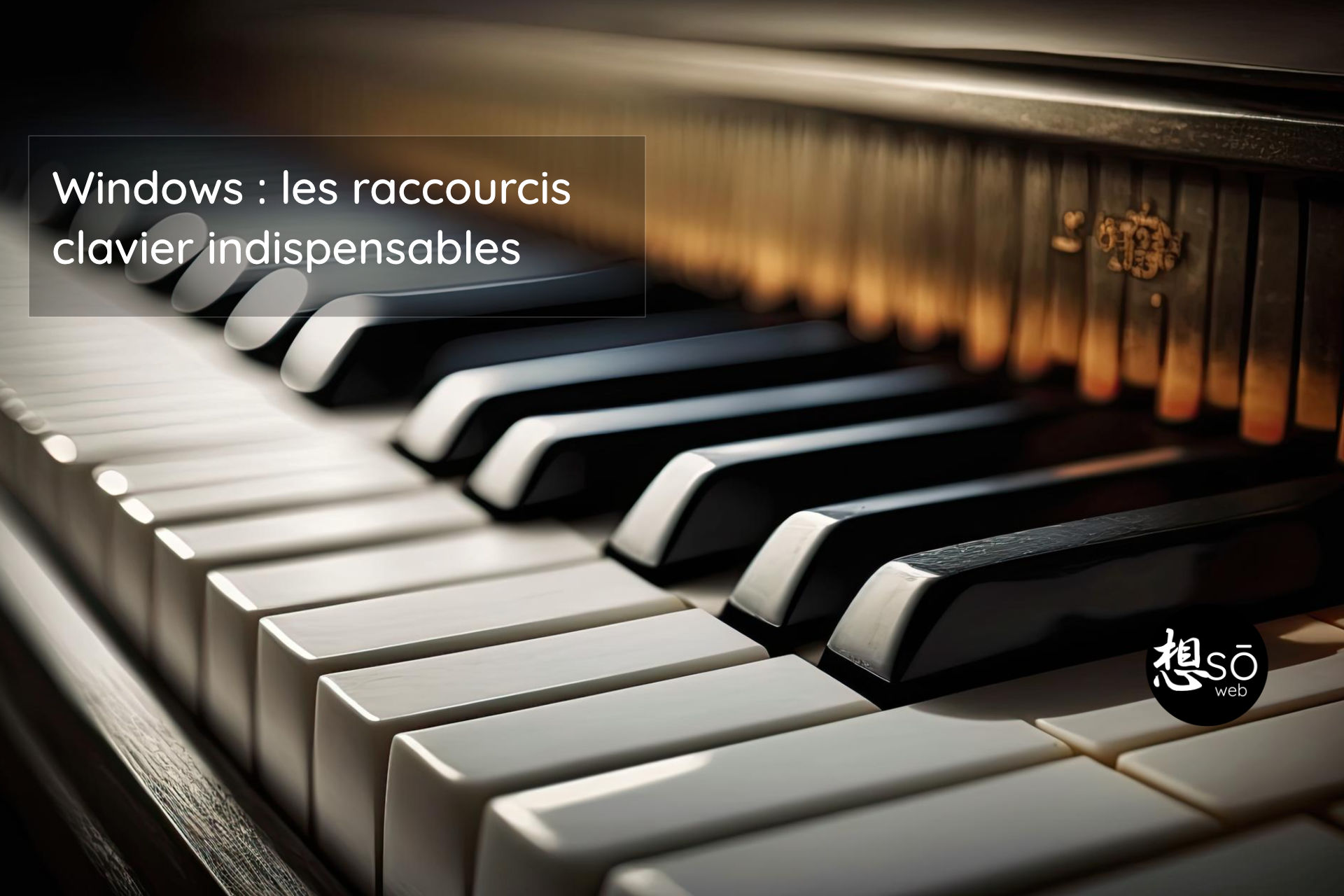 Windows : les raccourcis clavier indispensables – sō web – le blog